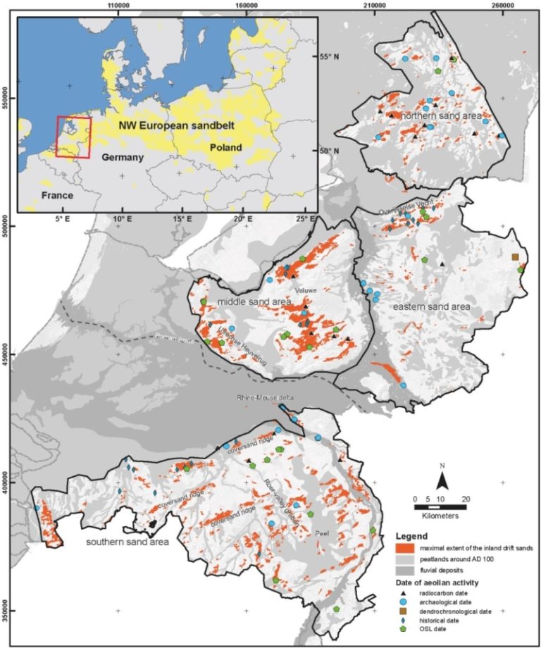 Holoceen stuifzand in Nederland – E-data & Research